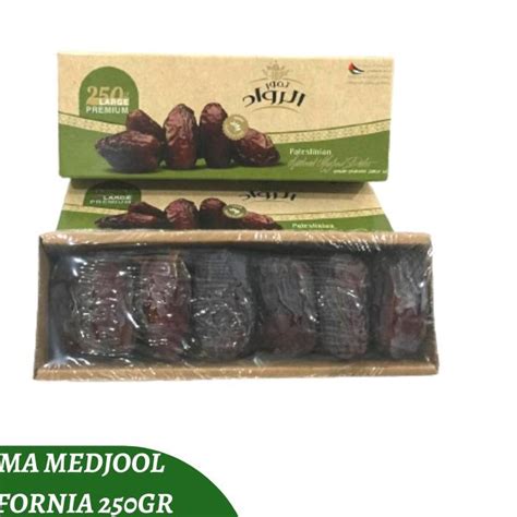 Jual Cod Kurma Medjooll Dates Jumbo Premium 250gral Rowad Medjool Jumbo
