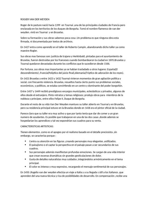 Rogier Van Der Weyden Pdf