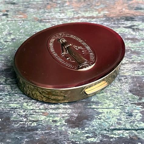 Oval Pill Container Vintage Gem