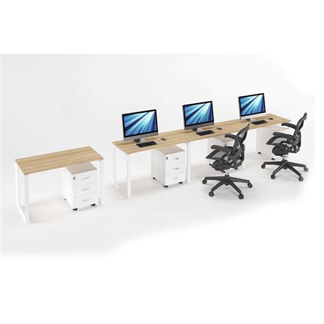 Gem Series Linear Workstation Desk Floor2floor