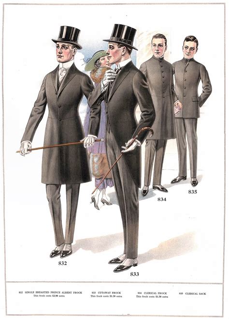 Sold Mens Fashion Formal Wear Tails Prince Albert Frock J L