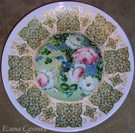 Декупаж и роспись Elena Suhenko Тарелочки Decorative Plates Decor
