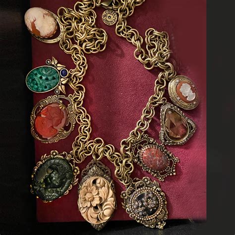 Vintage Cameo Necklace Sweet Romance Victorian Style Etsy