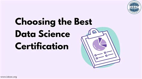 Choosing The Best Data Science Certification Iabac Ppt