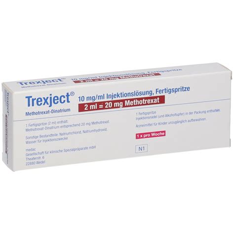 Trexject® 10 Mgml 1 St Mit Dem E Rezept Kaufen Shop Apotheke