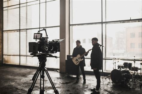 Premium Photo Behind The Scenes From A Music Video Shoot