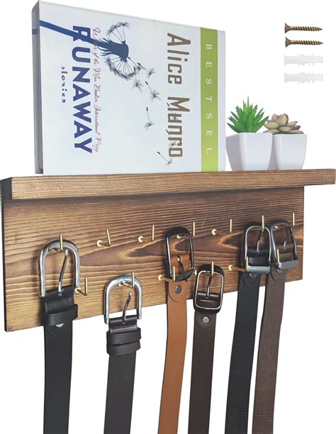 Belt Hanger Organizer Mcpinky Wall Mounted Belt Hanger 360° Rotating