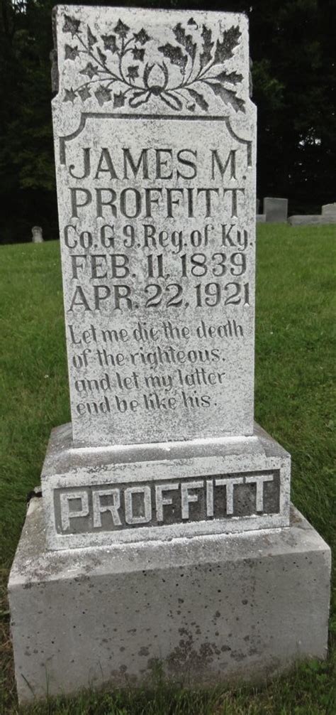 James Madison Proffitt 1839 1921 Find A Grave Memorial