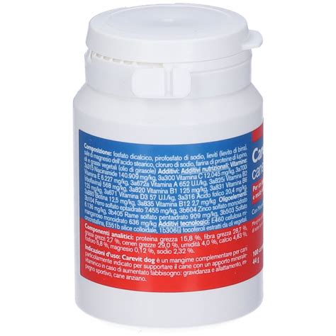 Carevit Dog Flacone 100 Compresse Appetibili 44 G Redcare