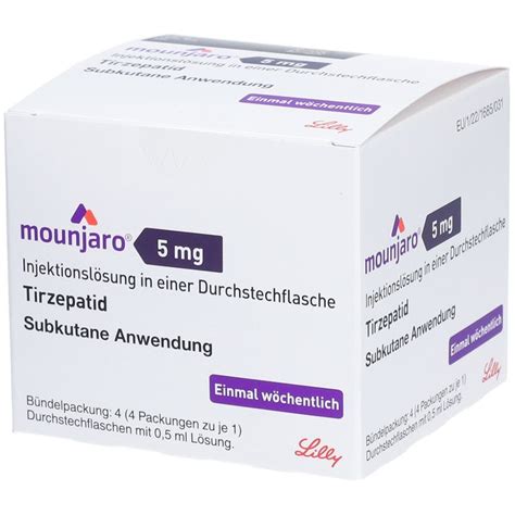 Mounjaro 5 Mg Injektionslösung Iedsfl 4 St Mit Dem E Rezept Kaufen