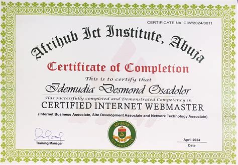 desmond idemudia on linkedin ciwcertified webdevelopment