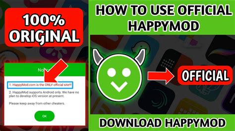 How To Install And Use Official Happymod Youtube