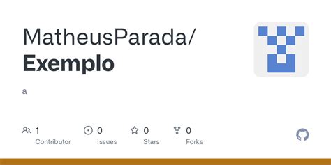 Github Matheusparada Exemplo A