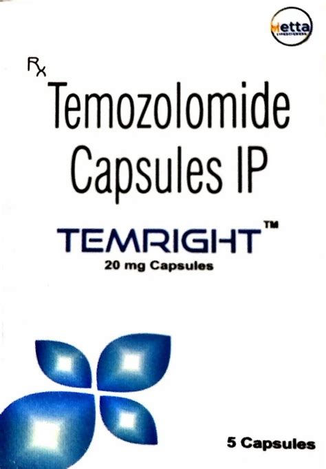 Temozolomide 20mg Capsule Mettalifessciences At ₹ 2480bottle In Mumbai