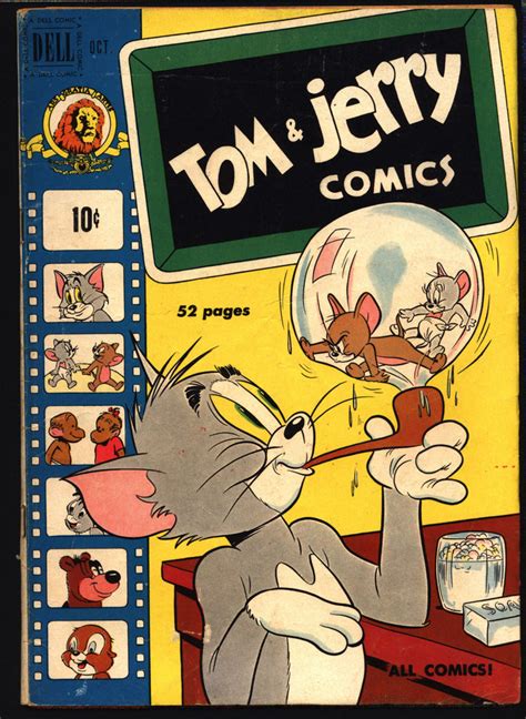 Tom And Jerry 75 1950 Dell Comics Hanna Barbera Cartoons Droopy B