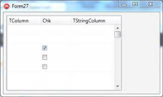 Grid S TCheckColumn Not Working In Delphi Berlin Firemonkey Application Stack Overflow
