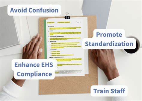 Detailed Ehs Sop Template 1 Image Cover Document Processes