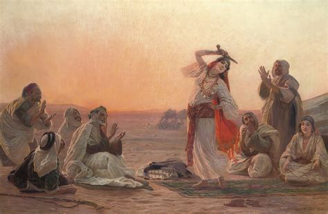 A Dance At Sunset Artvee