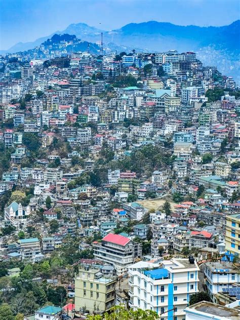 Mesmerising Aizawl Cityscape In The Scenic Blue Hills Mizoram India