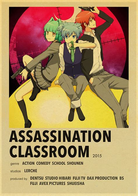 Assassination Classroom Kraft Poster Anime Posters Mall