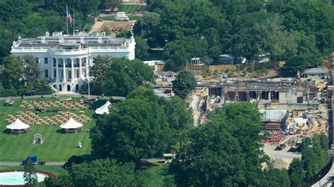 Trump Shows Reporters Ballroom Construction Site As Lawmakers Balk At