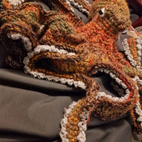 Crochet Pattern Realistic Cuttlefish Amigurumi Cuttlefish Stuffed