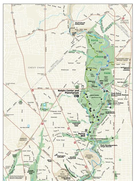 Rock Creek Park Trail Map Guide Pdf