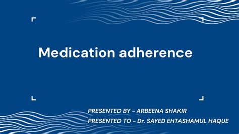Medication Adherencepdf