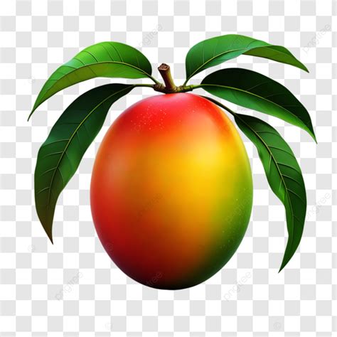 Colorful And Realistic Mango Drawing For Design Projects 3d Mango