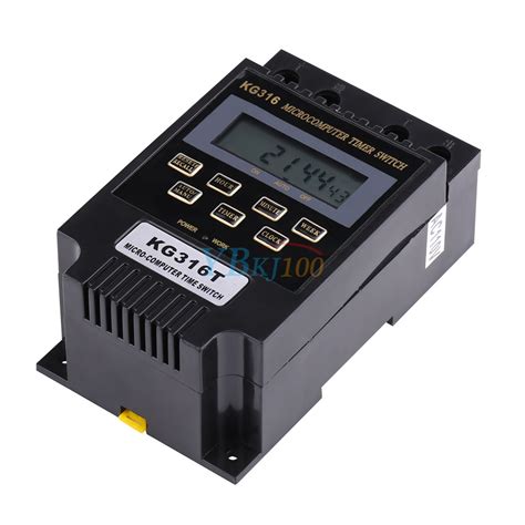 KG T AC V V LCD Display Microcomputer Time Switch Timer Controller NEW EBay