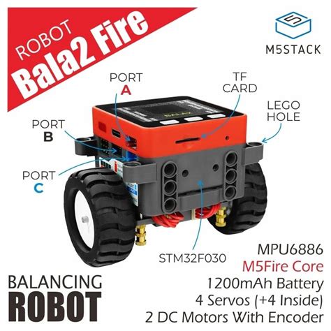 esp32 esp8266 for beginner m5stack official bala2 fire self balancing robot kit facebook