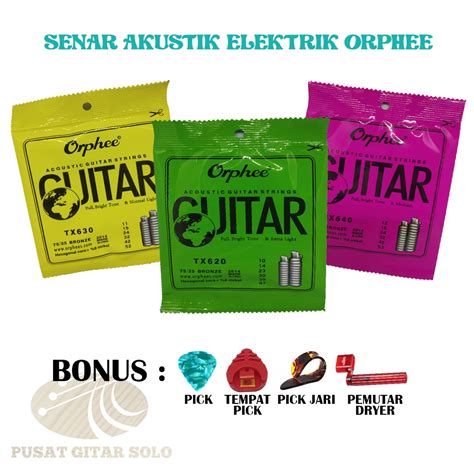 Acoustic And Nylon Orphee Strings Shopee Malaysia