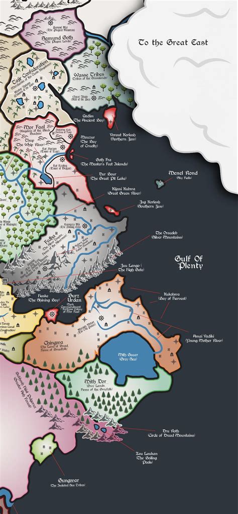 Map Of Third Age Harad Rlotr