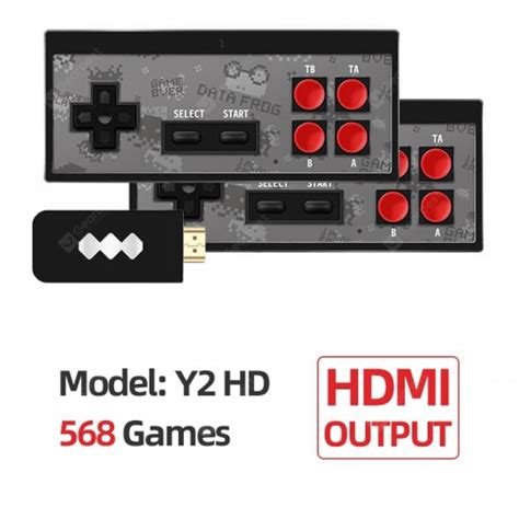 Data Frog Usb Wireless Handheld Tv Video Game Console Build In 1400 Nes Classic 8 Bit Game Mini
