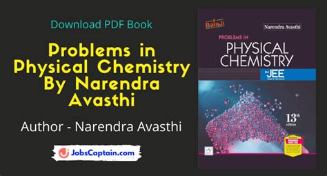 Narendra Avasthi Physical Chemistry Pdf Book