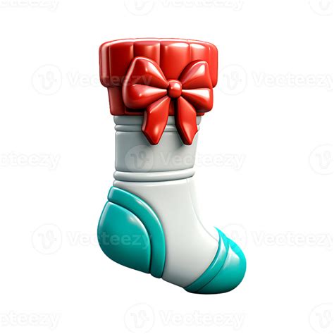 3d Render Christmas Socks Ai Generative 32426115 Png
