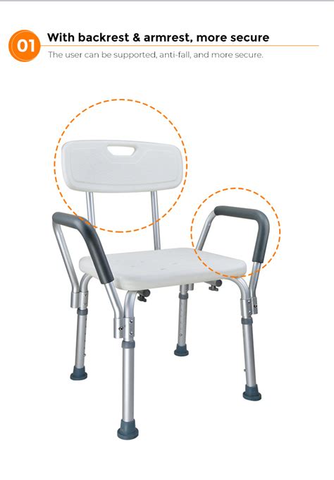 Patient Shower Chair Best Adult Disabled Elderly Bathroom Bath Chair