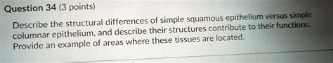 Question 34 3 Points Describe The Structural Differences Of Simple