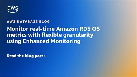 Amazon CloudWatch AWS Database Blog