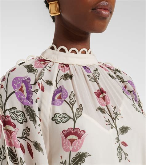 Floral Maxi Dress In White Farm Rio Mytheresa