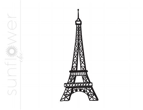 Free Eiffel Tower Svg File 271 Svg Images File