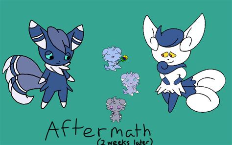 Meowstic Pregnancy Sequence Aftermath By 452799 On Deviantart
