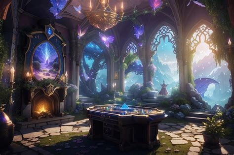 Premium AI Image | An Enchanted Gaming Realm