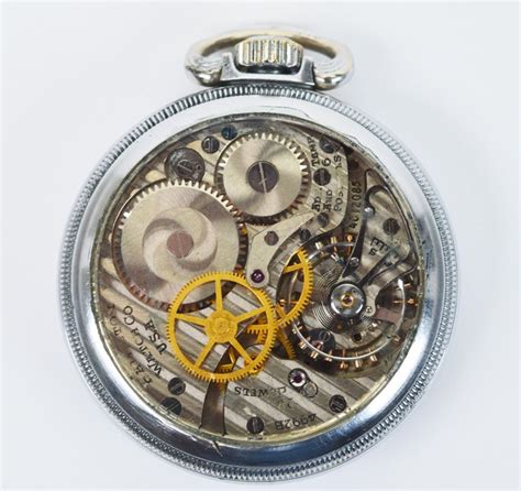 Wartime Era Hamilton Railroad Grade Us Military Steel Pocket Watch For