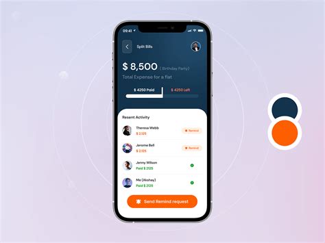 Split Bill Mobile App Behance
