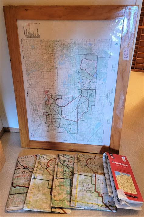 Wainwright Framed Map Assorted Maps Schmalz Auctions