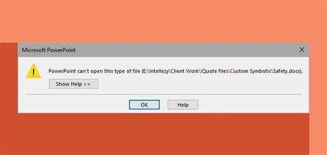 powerpoint can t open this type of file [fixed]