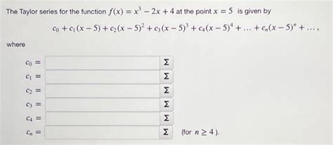 Solved Find The 3rd Degree Taylor Polynomial Generated By