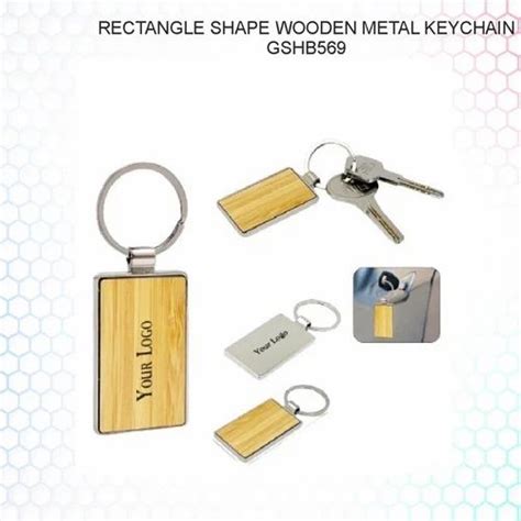 Optional Wooden Rectangle Shape Keychain At ₹ 67piece In Mumbai Id
