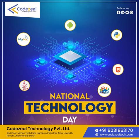 Codezeal Technology Pvt Ltd On Linkedin Nationaltechnologyday Technologyday